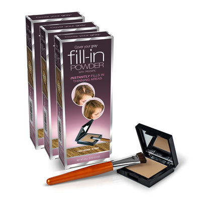 Cover Your Gray Fill In Powder - 3-Pack Value Combo – Cover Your Gray ...